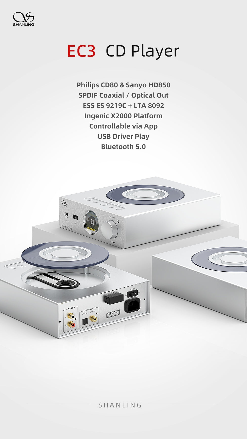 Shanling EC3 CD Player | Audio Excellence Canada